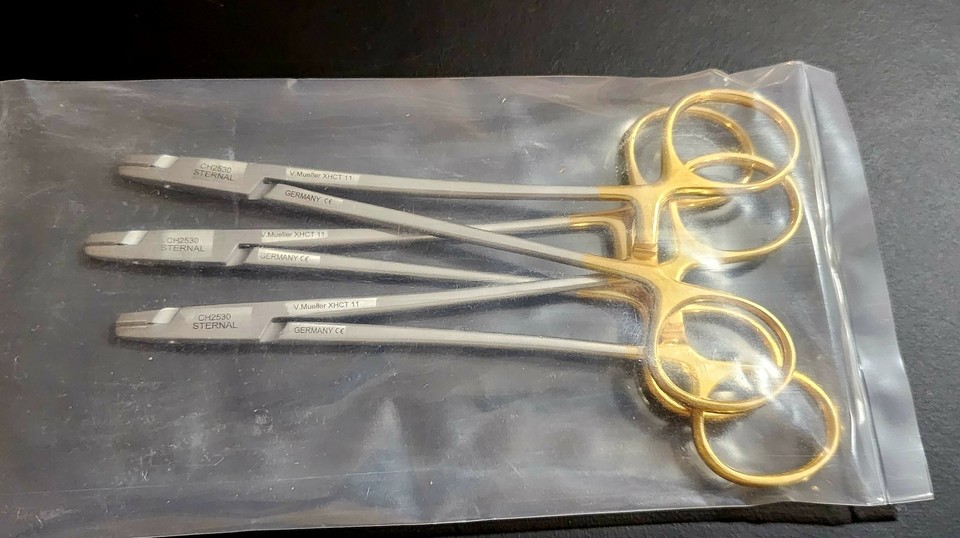 Lot of 3 V. Mueller CH2530 Sternal Clamps | Germany | Serviced | Fast ...