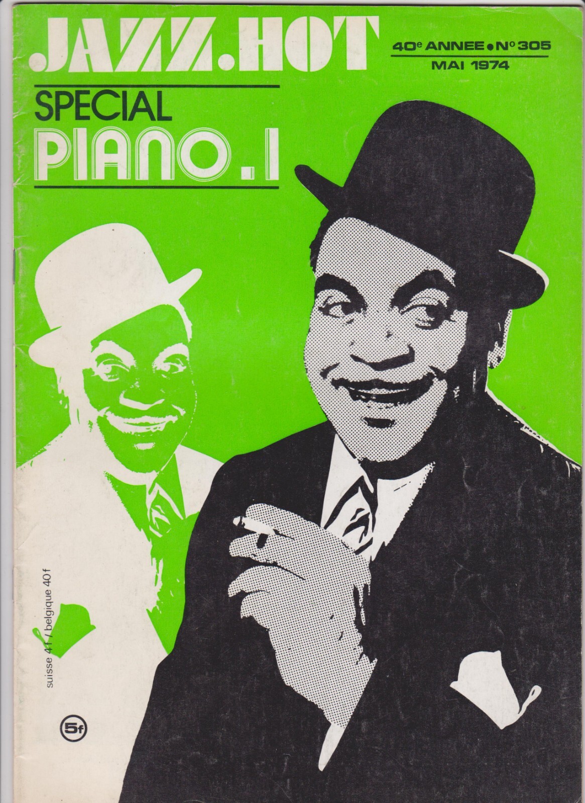 FRENCH JAZZ HOT MAGAZINE 305 MAY 1974 FATS WALLER | eBay