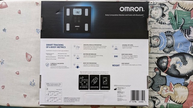 Omron BCM-500 Bluetooth Body Composition Monitor and Scale - Black for ...
