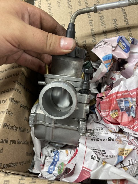 Yamaha Banshee Billet Aluminum 2 Into 1 Single Carb Intake 34-35mm for ...