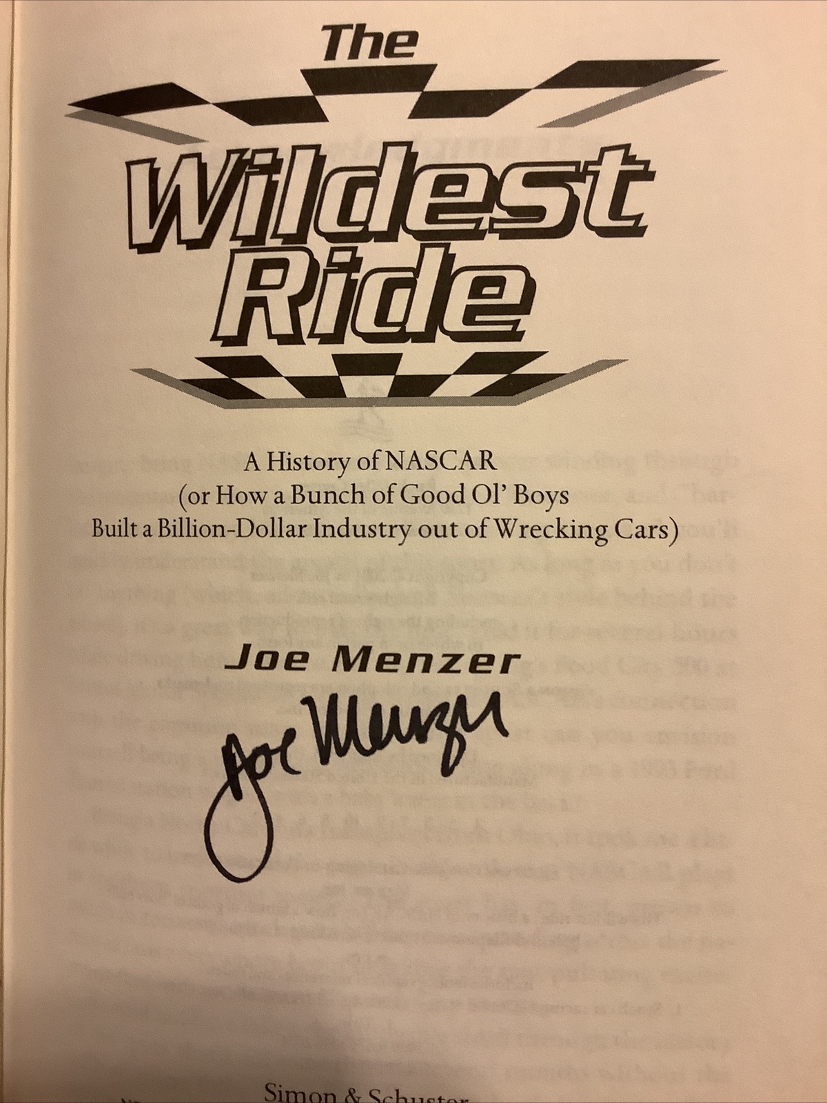 The Wildest Ride : A History of NASCAR (Or How a Bunch of Good Ol' Boys ...