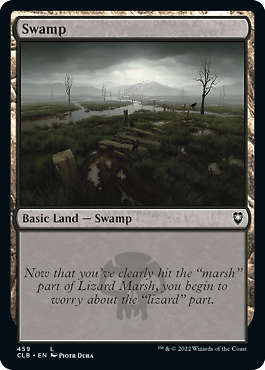 4x (459) Swamp - Basic Land MTG Commander Legends: Battle for Baldur's ...