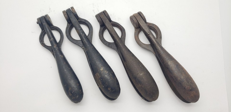 Antique Lot 4 Shotgun Shell Reloader 10 12 Gauge Primer Seating ...