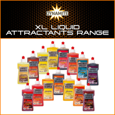 DYNAMITE BAITS XL LIQUID ATTRACTANTS | ALL FLAVOURS/ LIQUID FISHING ...
