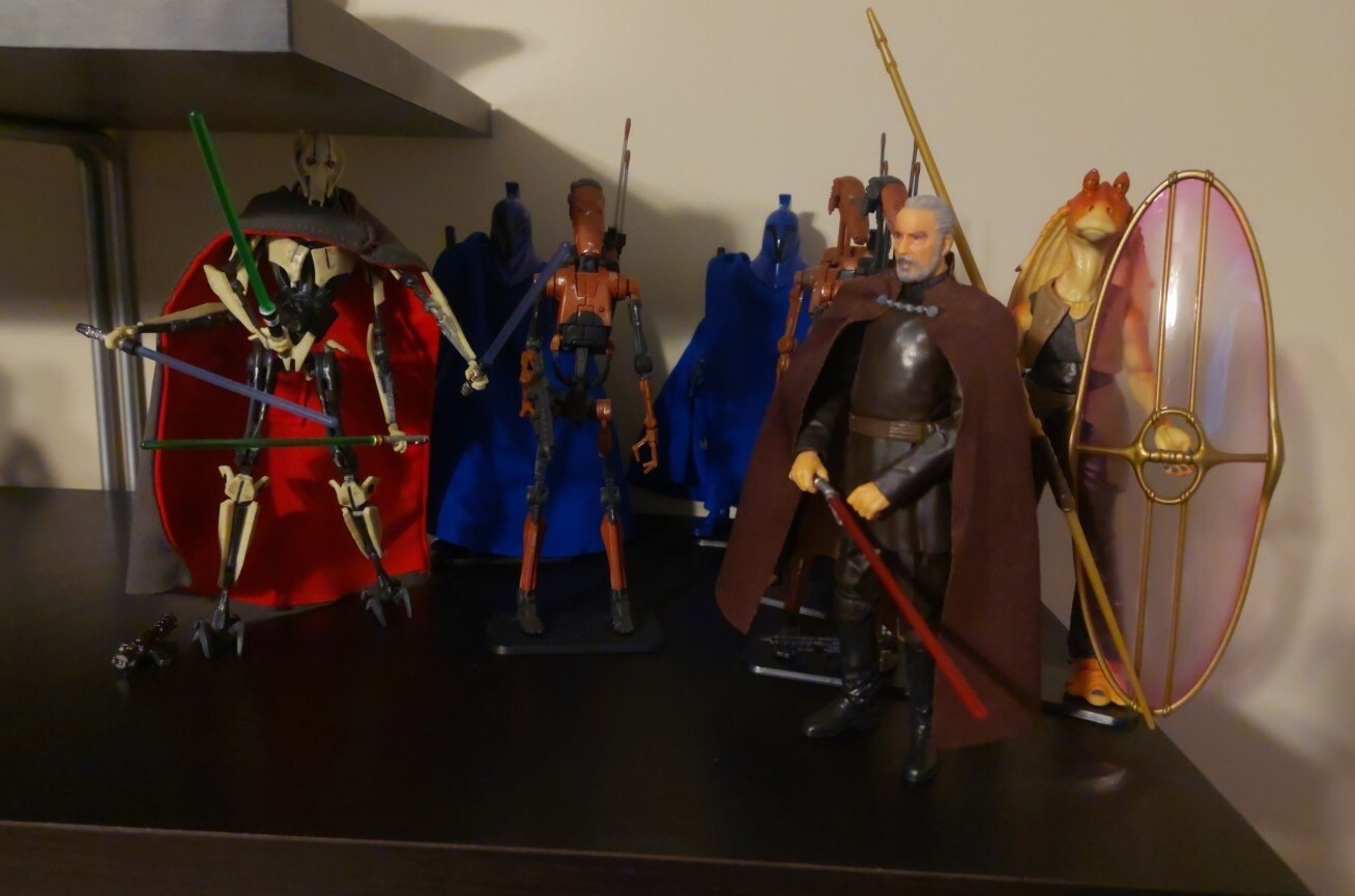 Loose Star Wars Black Series Count Dooku 6” Droid Grievous Army Lot ...