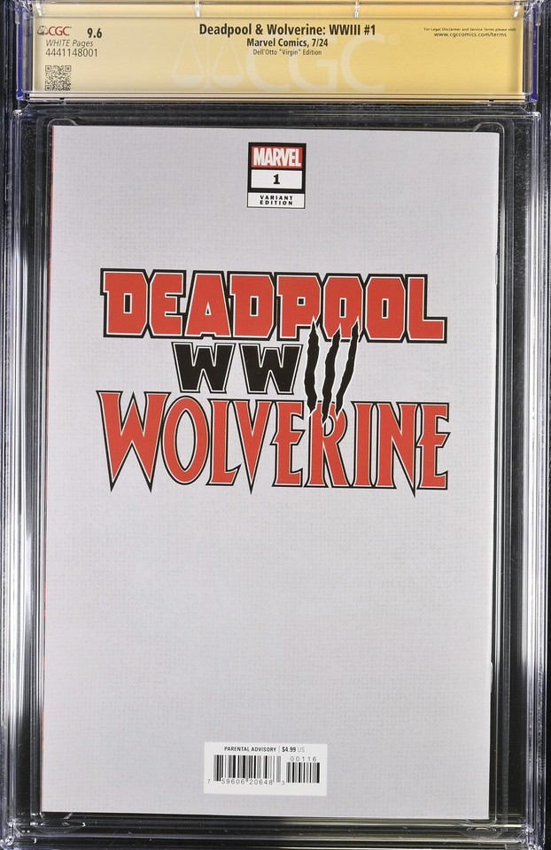 Deadpool Wolverine WW3 1:100 Dell’Otto Virgin Rare Del’otto Signature ...
