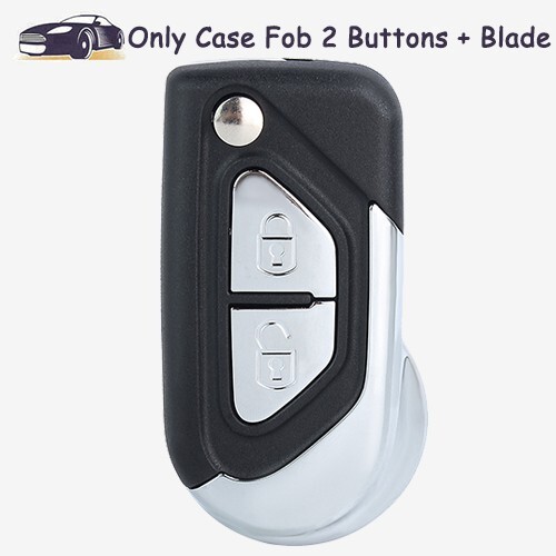 Flip Remote Key Case Shell Fob 2 Buttons VA2 Blade for 2009-2017 ...