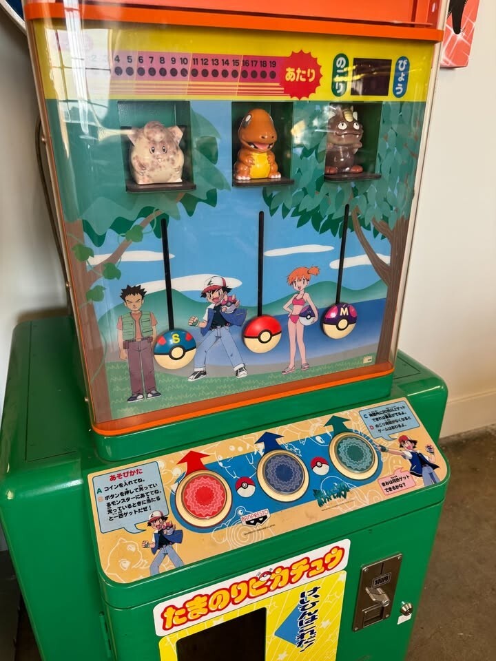 Vintage Pokemon Japanese Arcade Machine Pocket Monsters Astro Boy ...