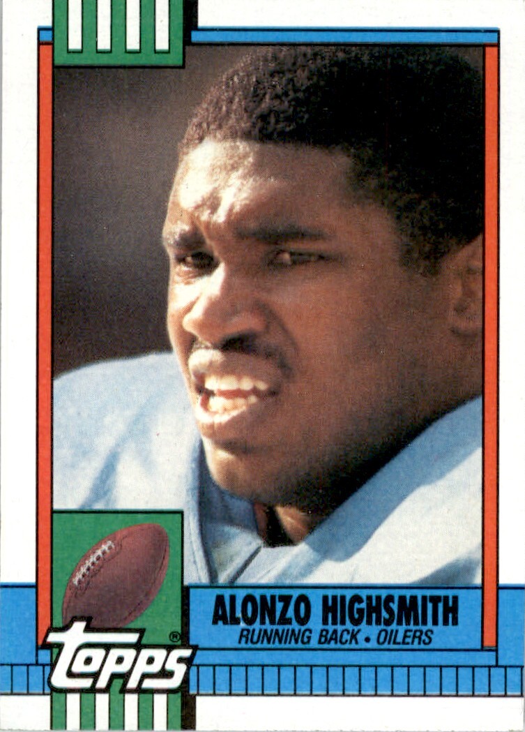1990 Topps Alonzo Highsmith Houston Oilers #220 Football Card | eBay