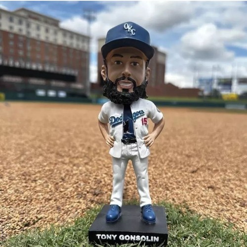 Tony Gonsolin Bobblehead 2023 OKC Dodgers Caturday Cat Shirt L.A ...