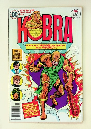 Kobra No. 5 (Nov-Dec 1976, DC) - Fine | eBay