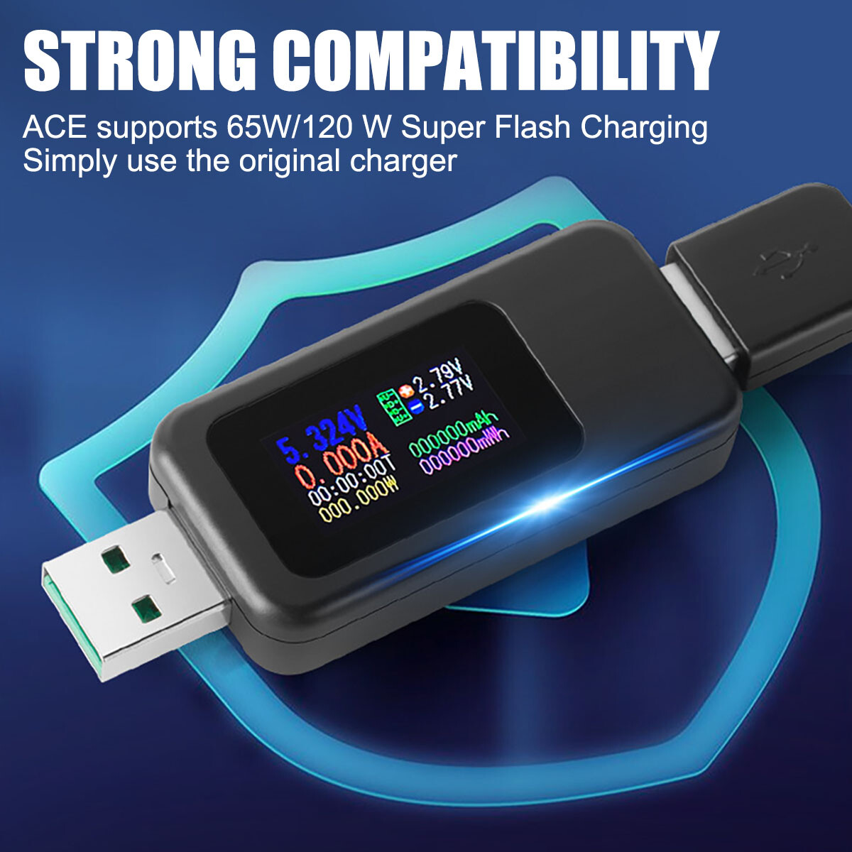 Mini USB Digital Detector Voltmeter Ammeter Power Meter Tester Voltage ...