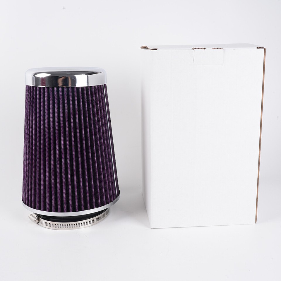 3 3.5 4 inch Inlet High Flow Performance Cold Air Intake Air Filter ...