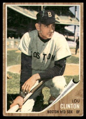 1962 Topps #457 Lou Clinton Boston Red Sox Low Grade Creased | eBay