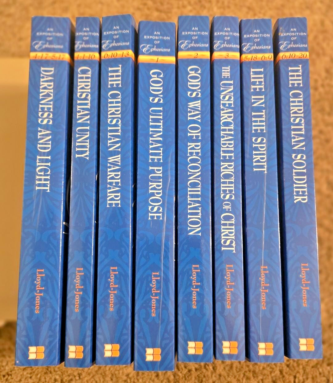 COMMENTARY/SERMONS ON BOOK OF EPHESIANS 8 VOLS COMPLEE MARTYN LLOYD JONES | eBay