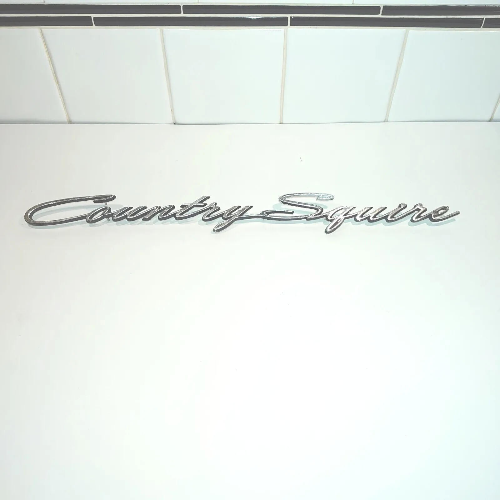 Emblem 1960's Ford Country Squire Script Nameplate FoMoCo # C6AB ...