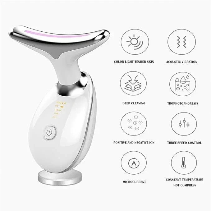 Lux Cove 7 in 1 Led Facial Sculptor, 7 Color & 3 Modes Led Facial face ...