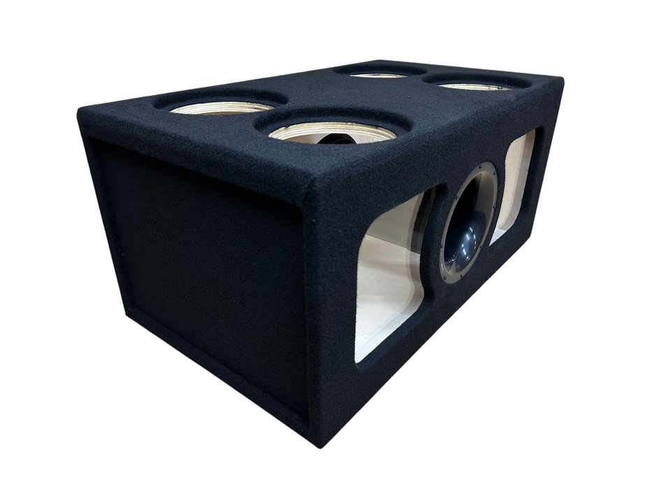 Concept Custom Ported Sub Box Enclosure | For 4 8" Massive Audio HIPPO ...
