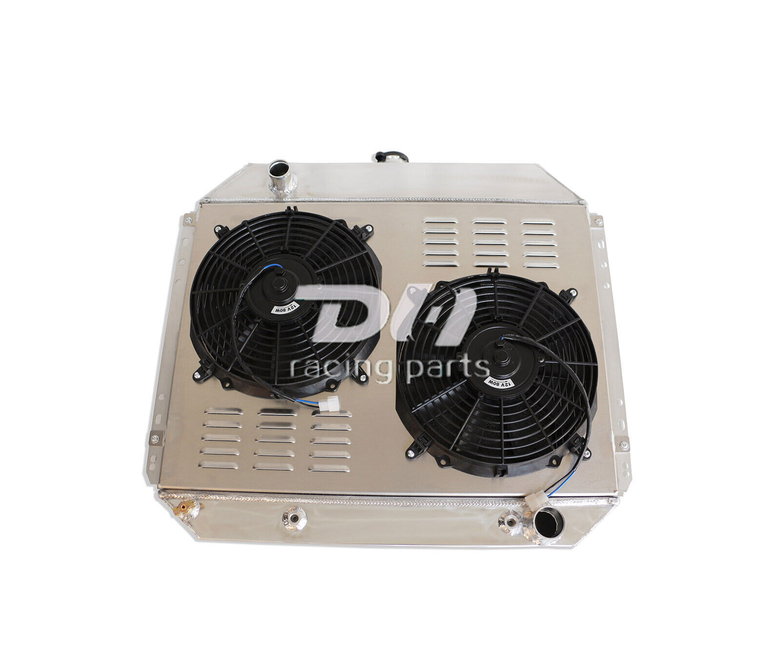 4ROWS Radiator+Shroud w/12"Fans Fit Ford F100 F150 F250 F350 Pickup ...