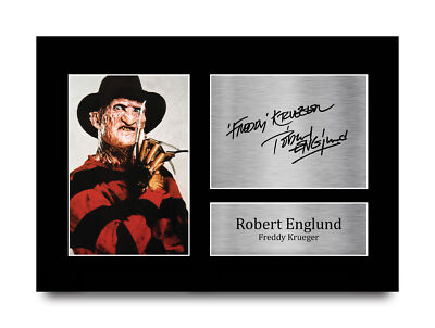 Robert Englund Signed A4 Print Autograph For a Nightmare on Elm Street ...