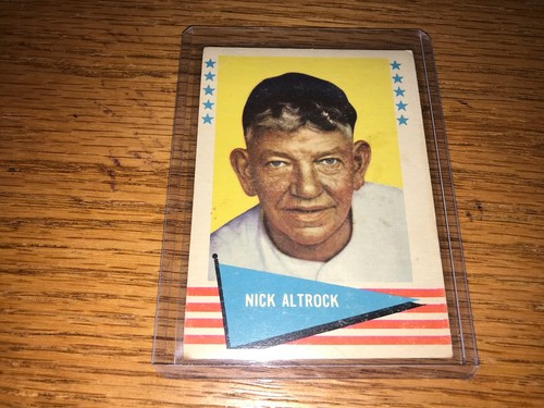 1961 FLEER BASEBALL GREATS NICK ALTROCK #3 | eBay