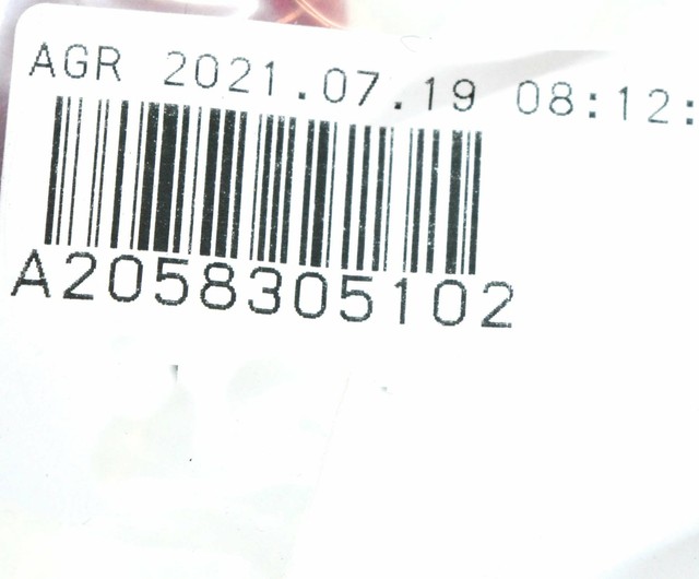 MERCEDES-BENZ C W205 AMG WATER COOLING PIPE HOSE A2058305102 ORIGINAL ...