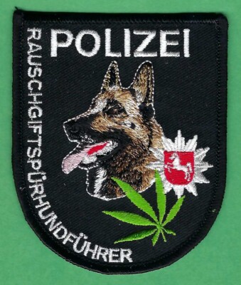 GERMAN POLIZEI POLICE NARCOTICS DETECTION K-9 UNIT PATCH | eBay