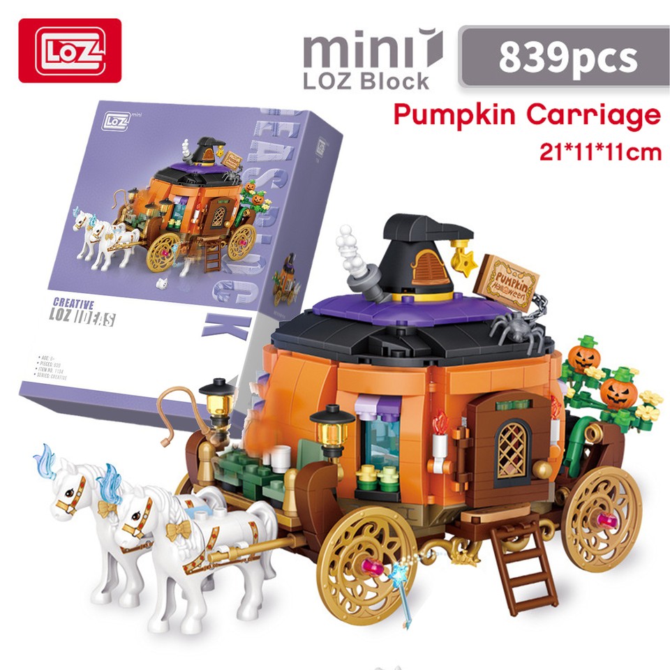 LOZ Mini Blocks Sets Food Street View Building Blocks Micro Bricks with ...