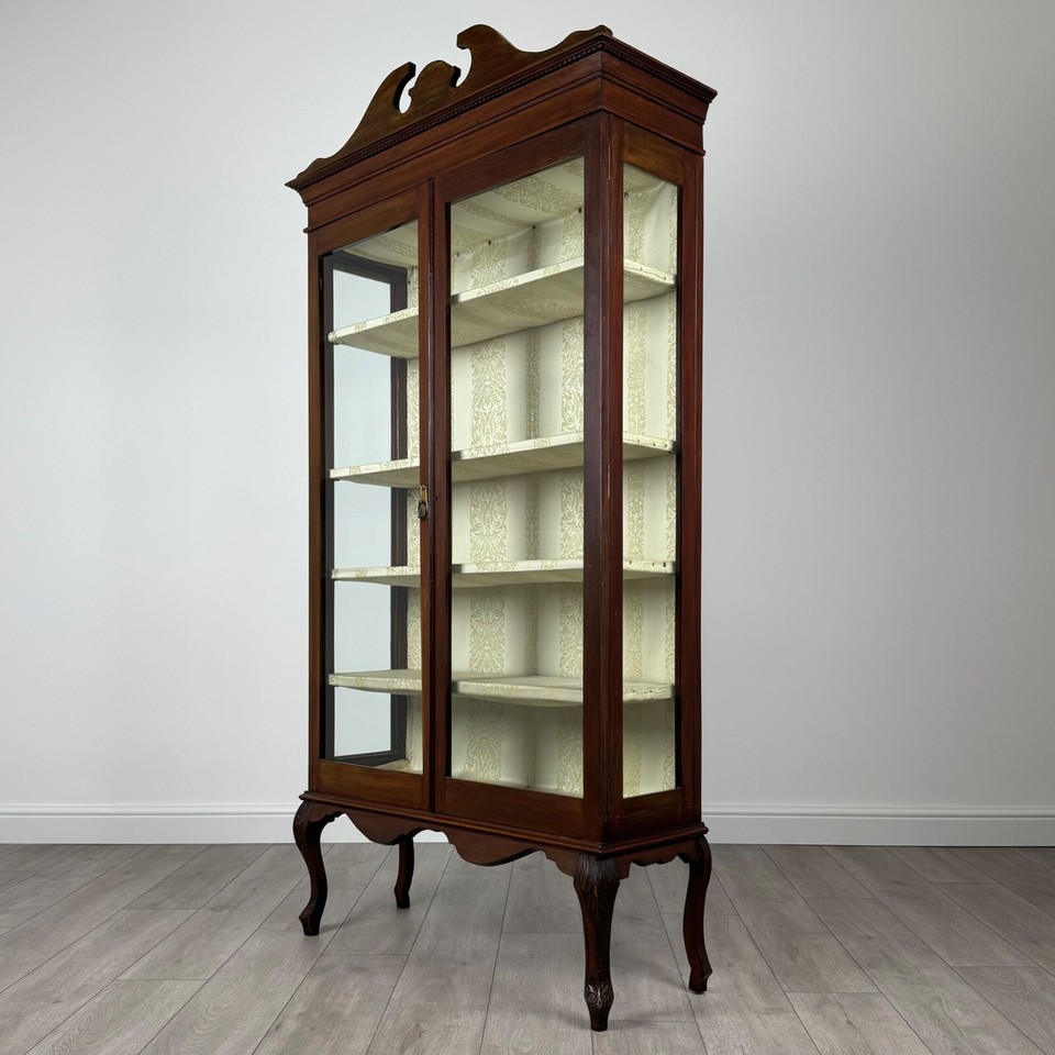 Antique 20th Century Display Cabinet In Mahogany ( REF AF-3514 ) | eBay