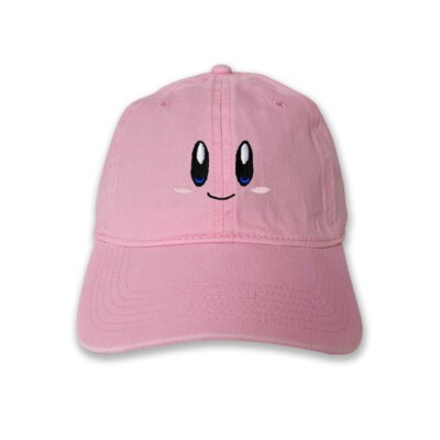 Smiley Face Kirby Face hat cap Cute Kirby Face Logo Smile cap Hat | eBay