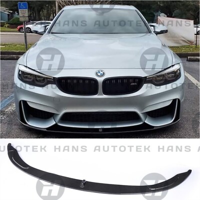 MPerformance Style Bottom Carbon Fiber Front Lip FOR BMW M3 M4 F80 F82 ...