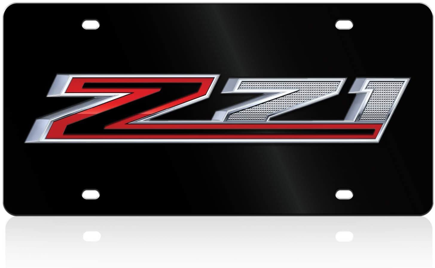 2019-2023 Chevrolet Z71 License Plate - Black Lazer-Tag Acrylic | eBay