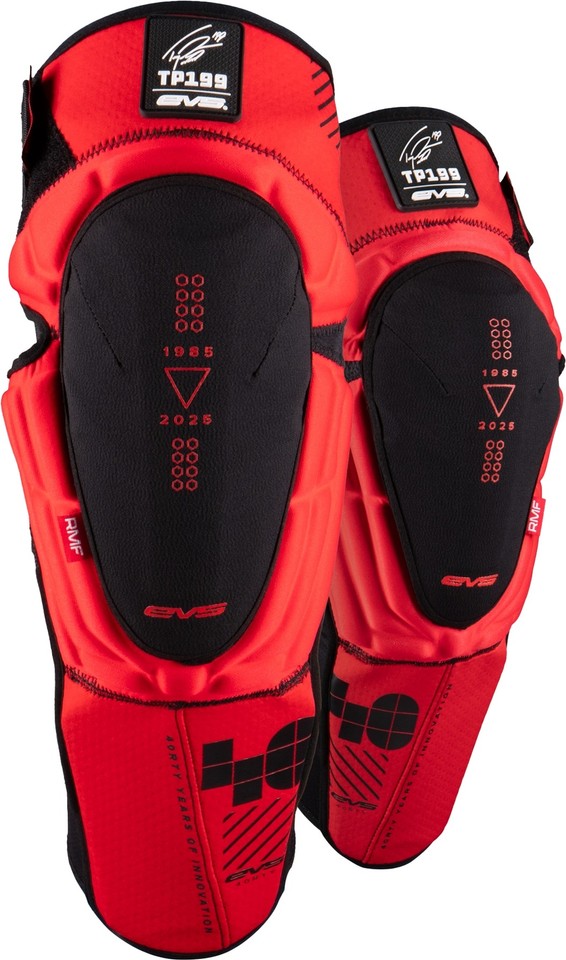 EVS TP199 Knee/Shin Guard 40th Anniversary Red XXL TP199K-BK40-XXL | eBay