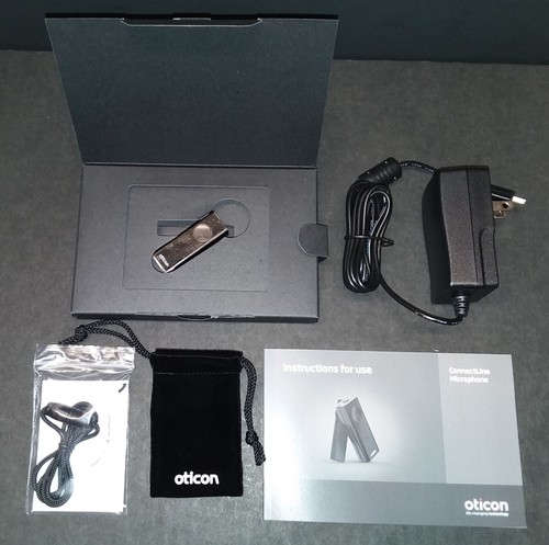OTICON CONNECTLINE MICROPHONE WIRELESS #MIC-110 FOR HEARING AIDS QTY ...