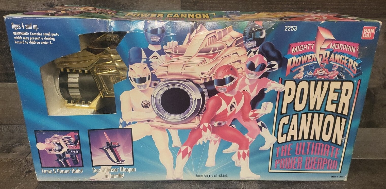1994 Mighty Morphin Power Rangers Cannon Weapon Bandai MMPR for sale ...