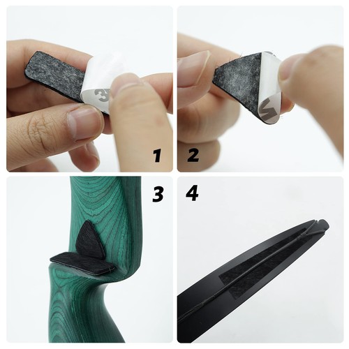 Obert Archery Bow String Silencers Set Leather Arrow Rest Plate ...