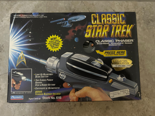 1994 Star Trek Classic Phaser Playmates Toys #6118 Collector Series ...