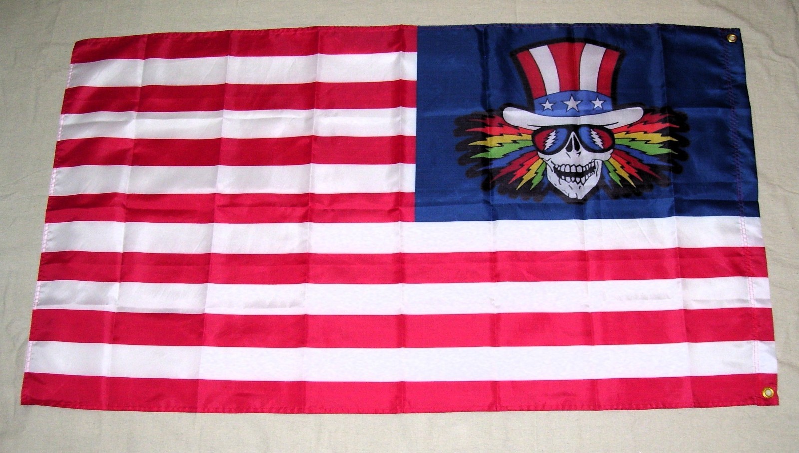 GRATEFUL DEAD 3'X5' FLAG BANNER **FULL COLOR BOTH SIDES** FAST SHIPPING