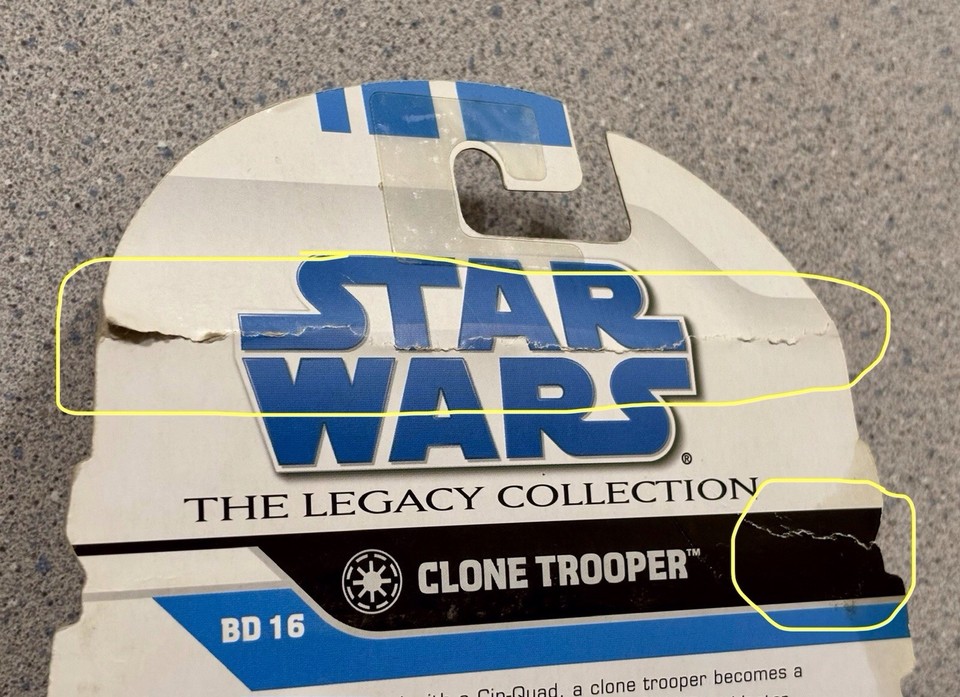 Star Wars The Legacy Collection Clone Trooper w/Cip-Quad BD No. 16 2008 ...