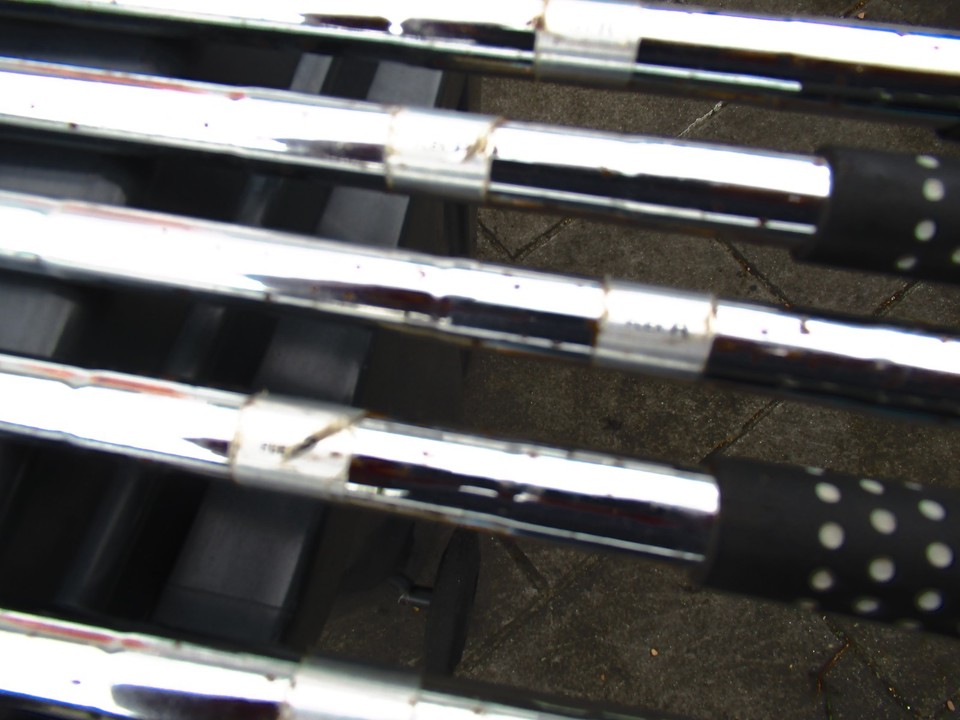 Mizuno axis PCS Irons 3 to 9 + PW & SW + SUNDAY SPORTS BAG | eBay UK