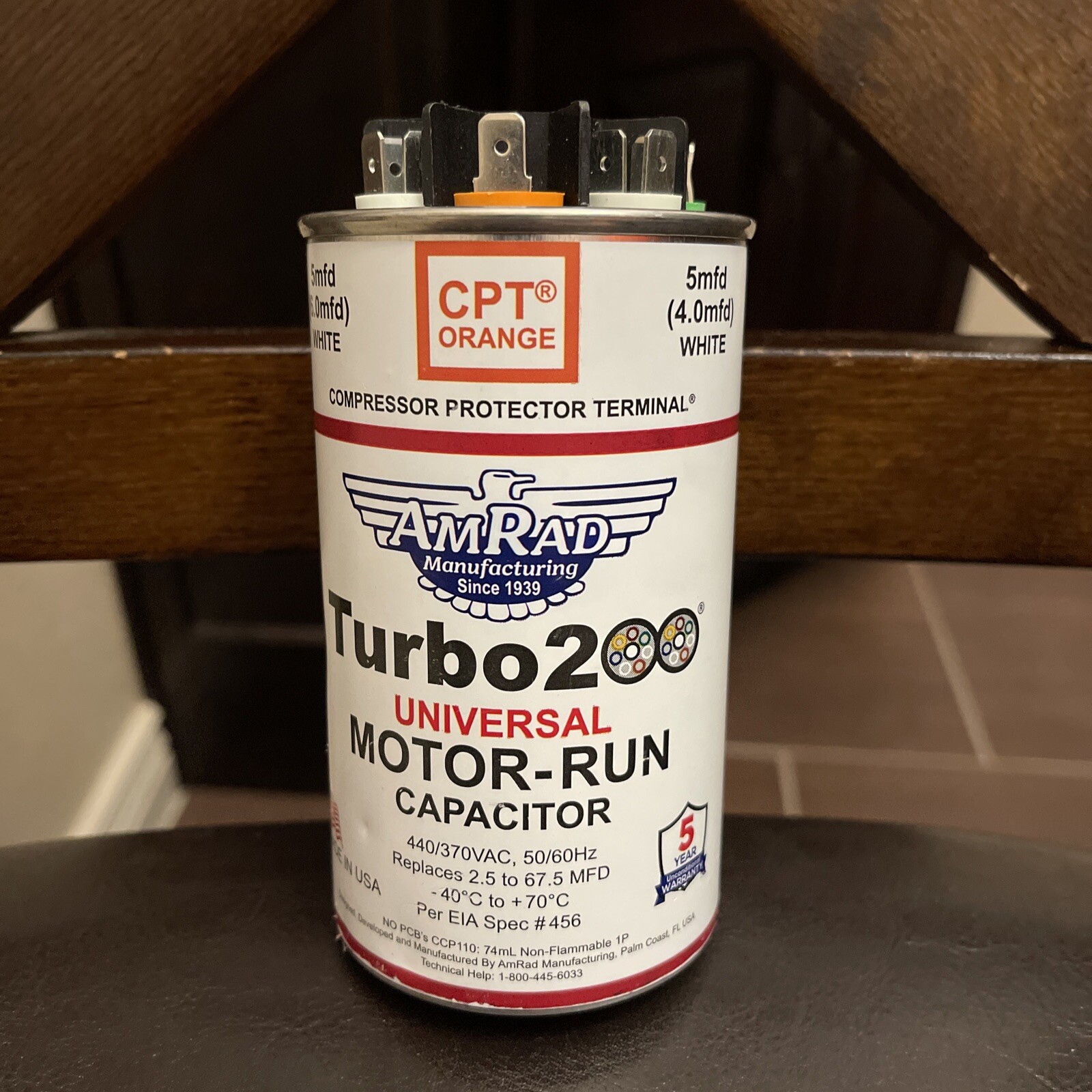 Turbo 200 Motor RUN Capacitor Amrad | eBay