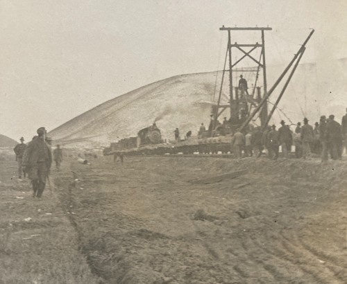 Antique RPPC Postcard Railroad Crew Laying Tracks Railway Line | eBay