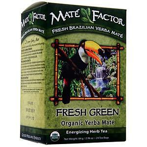 Mate Factor Organic Yerba Mate - Energizing Herb Tea Fresh Green 24 ...