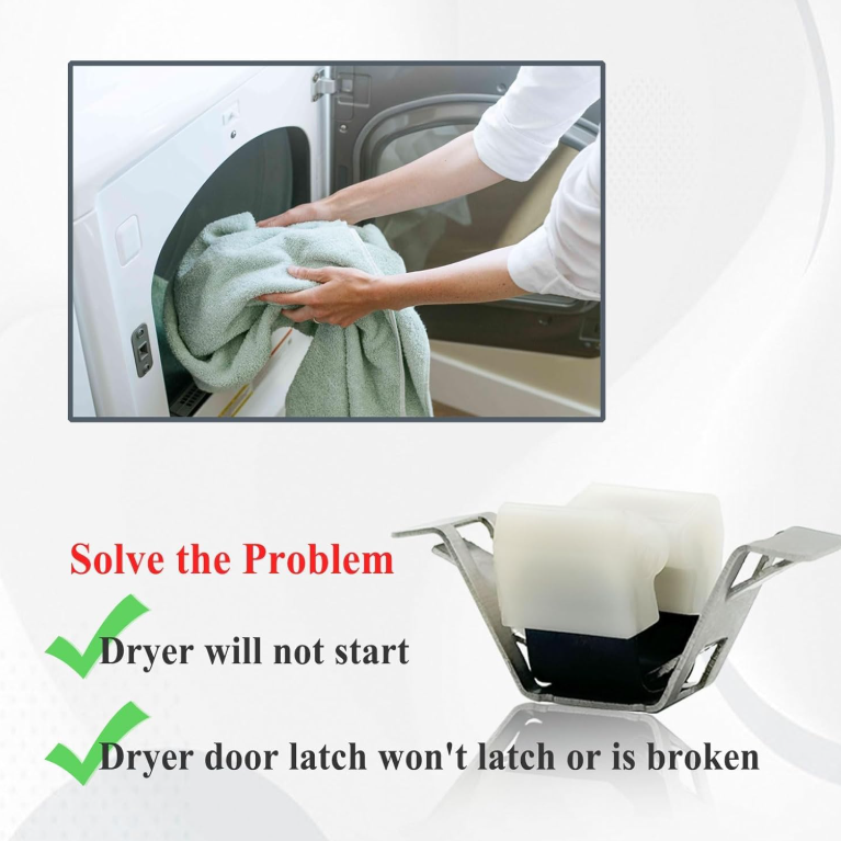 Dryer Door Catch for Maytag MEDB855DC4 MEDB835DW3 MGDC215EW2 Roper ...