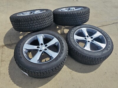 20" Jeep Grand Cherokee L OEM wheels rims 9287 95199 tires GOODYEAR A/T ...