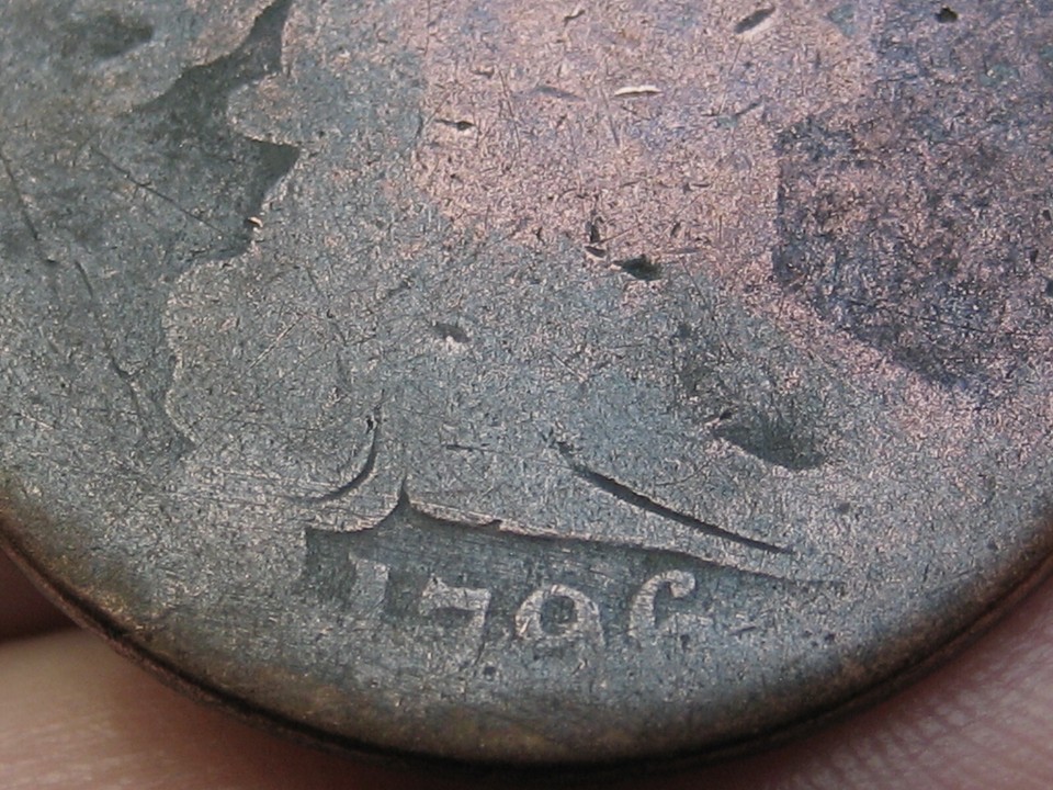 1796 Draped Bust Large Cent Penny- About Good Details | eBay