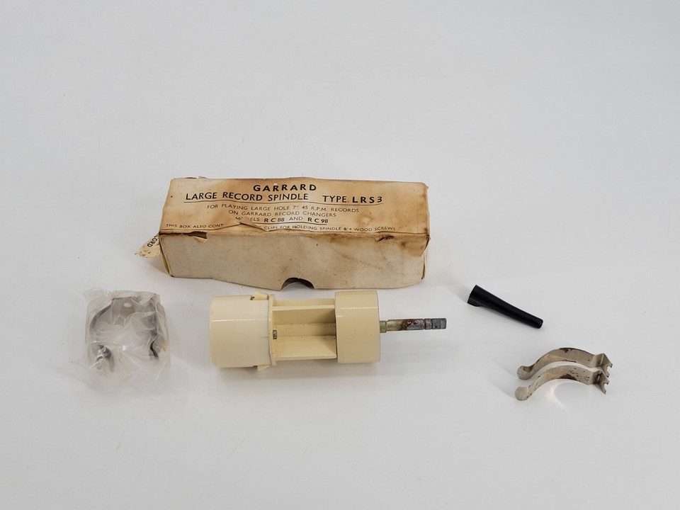 Garrard Large Record Spindle Type LRS3 with Box Vintage | eBay