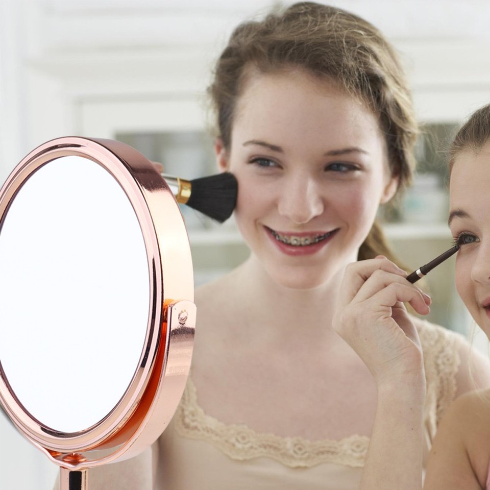 Work Desk Mirror Dressing Table Mirrors Desktop Makeup Countertop ...