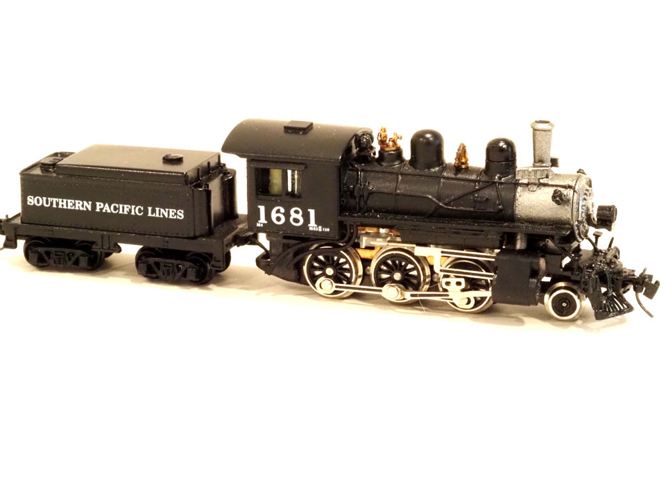 Z-scale BRASS 16002 MTL Southern Pacific Mogul M-4 SP Locomotive ...