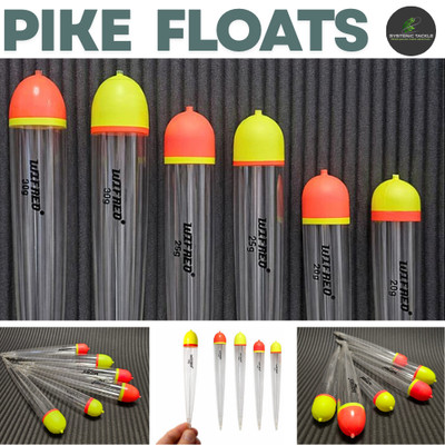 Pike Floats Dead Bait - Classic Pike CRYSTAL FLOATS - Zander Pike ...